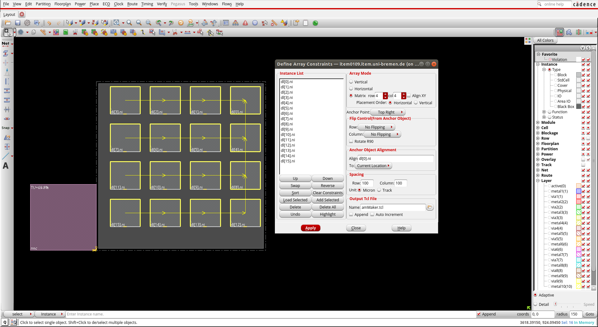 Intermediate IC Design Flow (hierarchical design)
